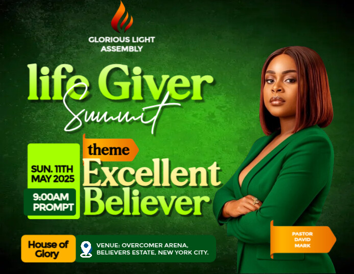 Green Professional Church Flyer (us Letter) Template | PosterMyWall