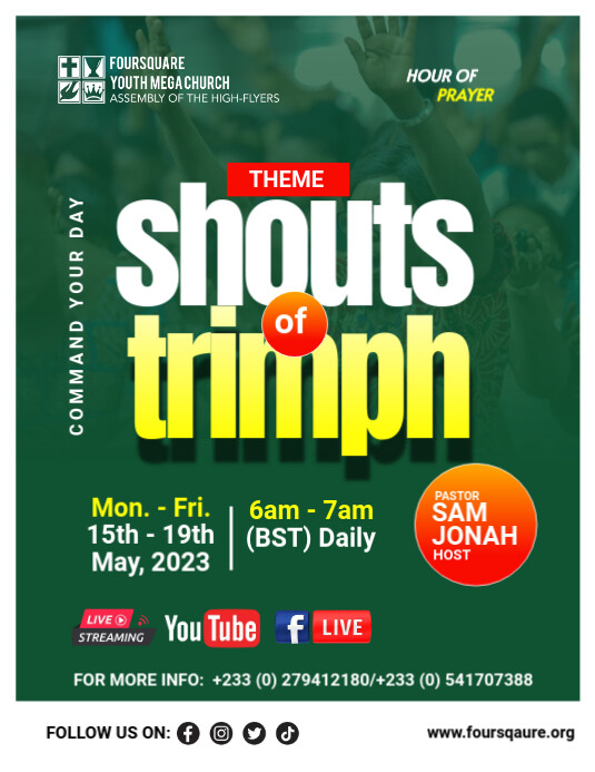 Copy of Green Professional Church Flyer Flyer (us Letter) | PosterMyWall