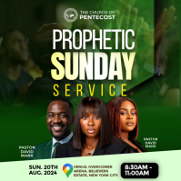 Green Professional Church Flyers Instagram Post Template | PosterMyWall