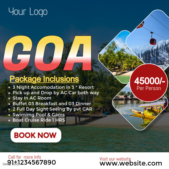 Green Professional Goa Instagram Post Template | PosterMyWall