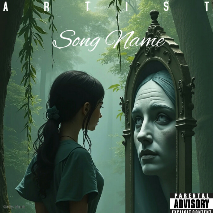 Green Professional Green Modern & Minimal Album Cover Template ...