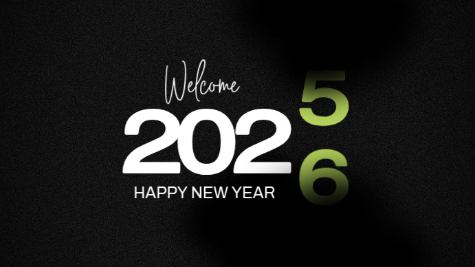 Green Professional Happy New Year Poster Design Template Youtube ...