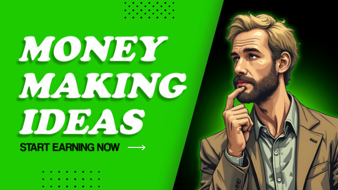 Copy of Green Professional MONEY MAKING Youtube Thumb | PosterMyWall