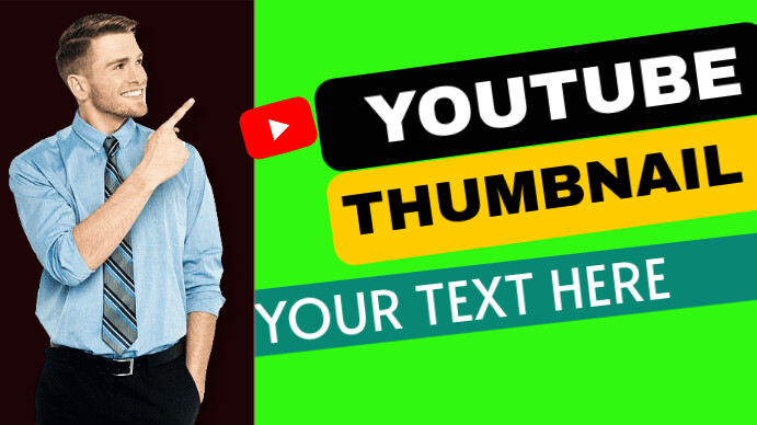 Green Professional Yt Youtube Thumbnail Template | PosterMyWall