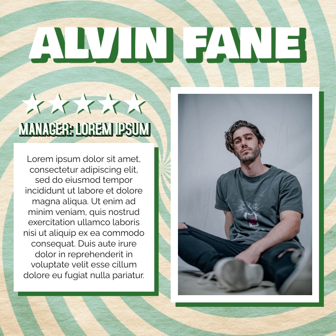 Copy of Green Retro Customer Review Instagram Post | PosterMyWall