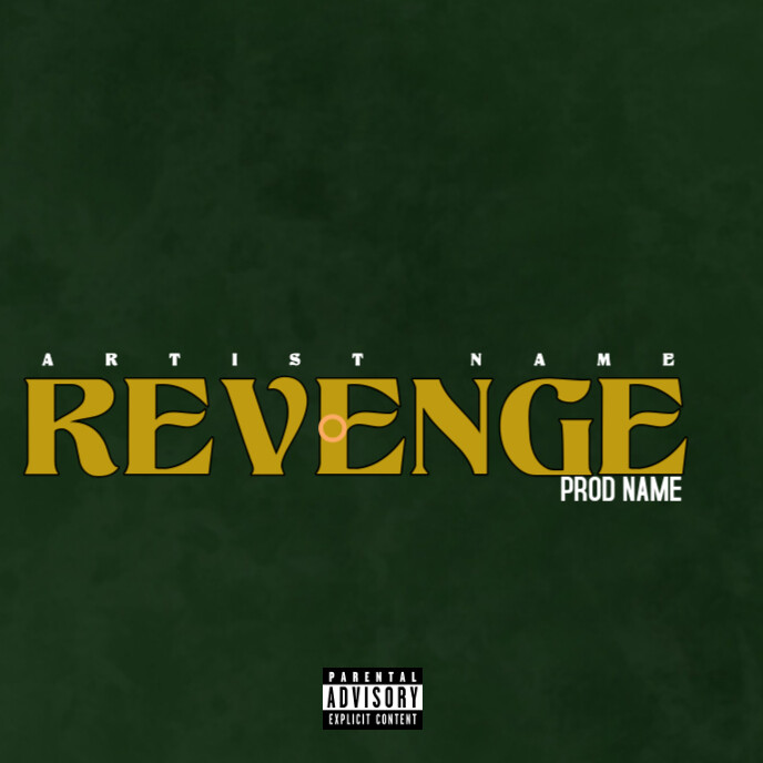 Copy of Green Revenge Mixtape Album Cover | PosterMyWall