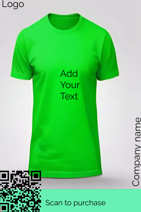 Green round neck polo Template | PosterMyWall