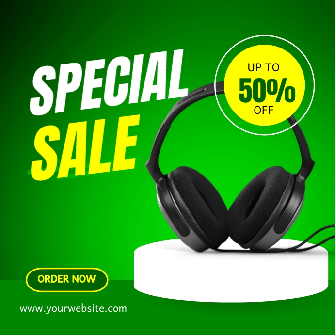 Green Special Sale Offer Poster Template | PosterMyWall