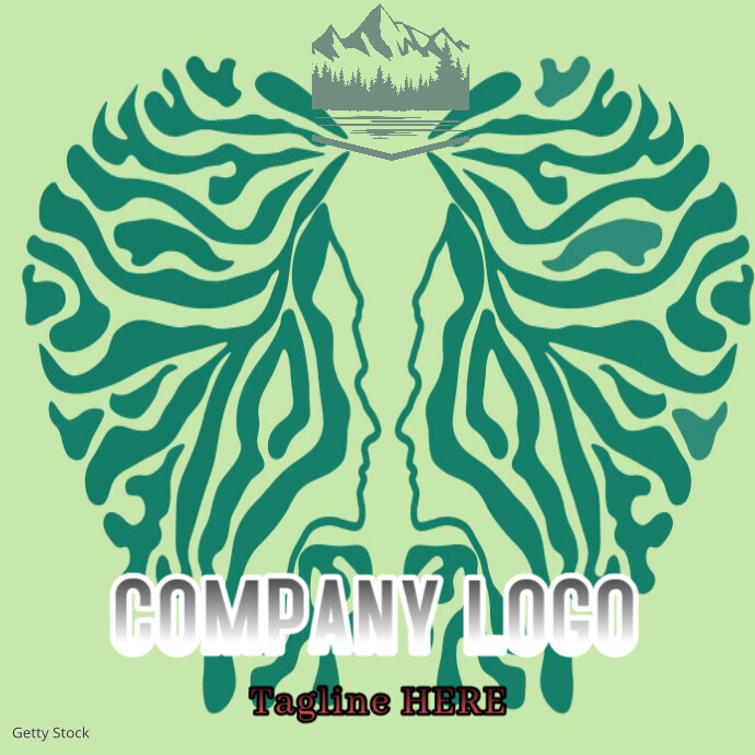 Plantilla de Green Tagline Here Logo | PosterMyWall