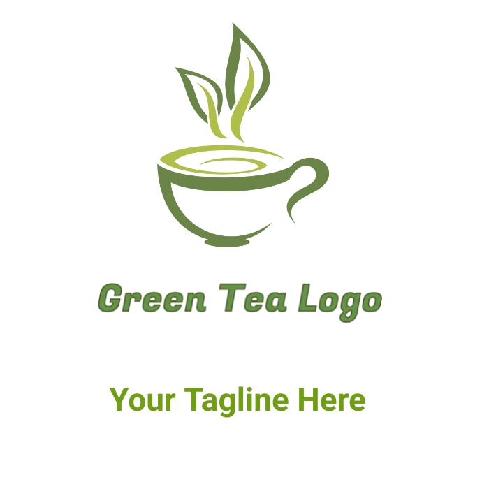 Green Tea Design Tea Company Logo Template | PosterMyWall