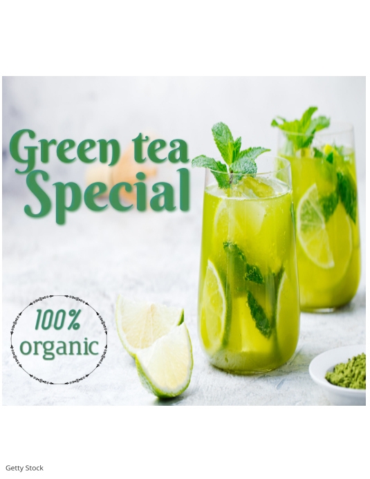 green tea Template | PosterMyWall