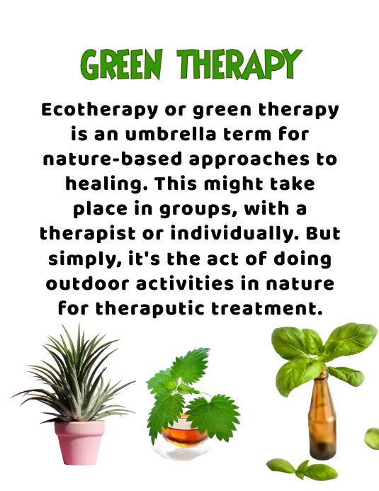 GREEN THERAPY | PosterMyWall