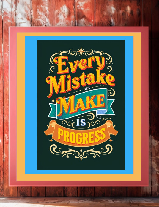 Copy of Green Typographic Daily Motivation Flyer (us Letter) | PosterMyWall