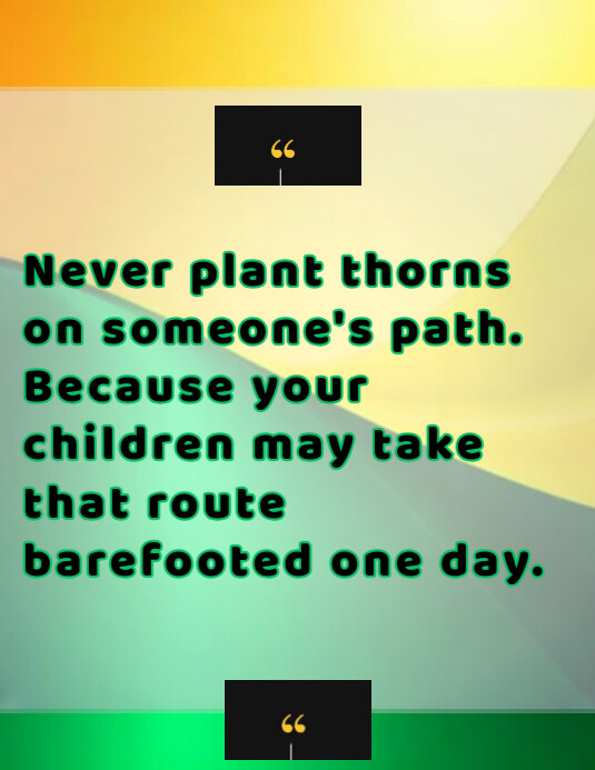 Green Typographic Inspirational Quote Flyer (us Letter) Template ...