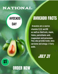 Avocado toast Template | PosterMyWall