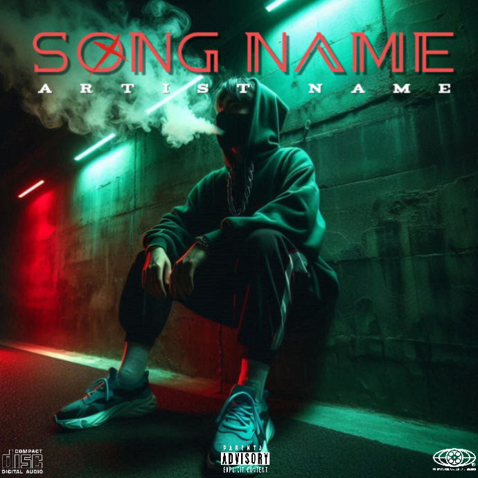 Green Vintage Alone Man Mixtape Cover Album Cover Template | PosterMyWall