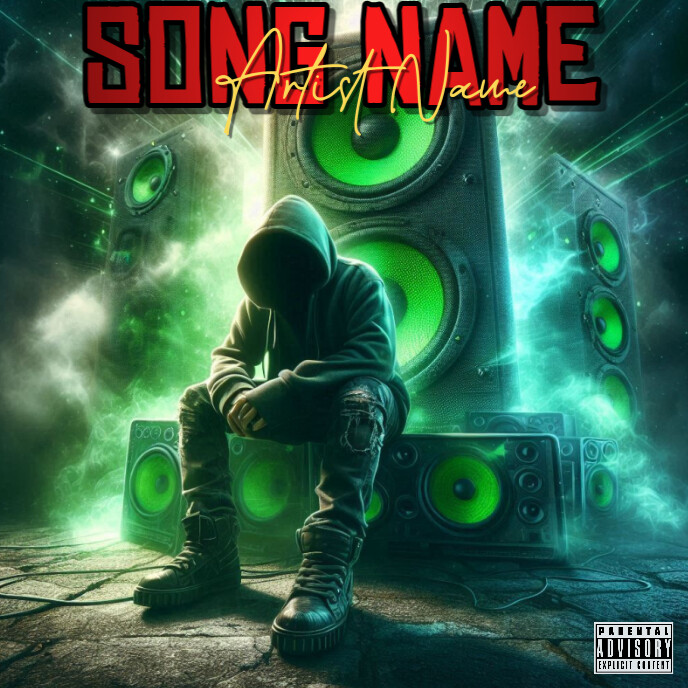 Copy of Green Vintage Alone Man Mixtape Cover Speaker Cover Album Cover ...