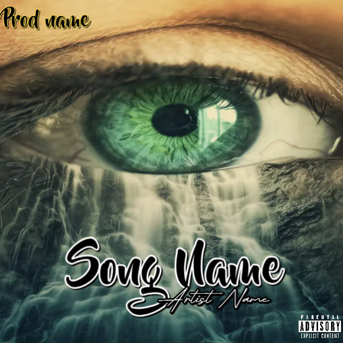 Green Vintage Best Cover Eye Album Cover Template | PosterMyWall