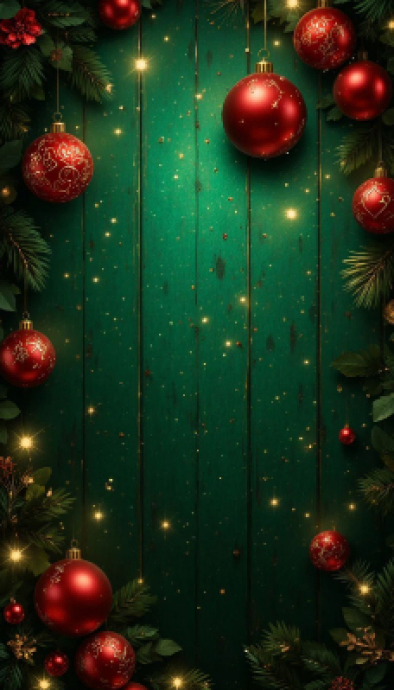 Green Vintage Christmas Background Business Card Template | PosterMyWall