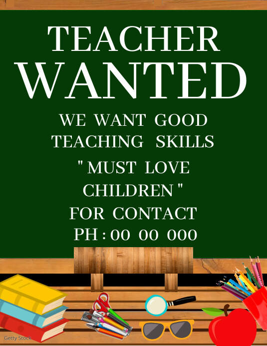 Green Wanted Flyer (us Letter) Template | PosterMyWall