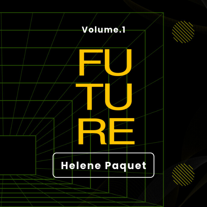 Green White & Yellow Album Cover Template | PosterMyWall