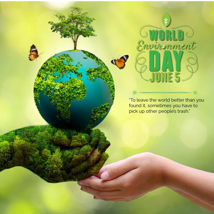 Plantilla de Green World Environment Day Instagram Post | PosterMyWall