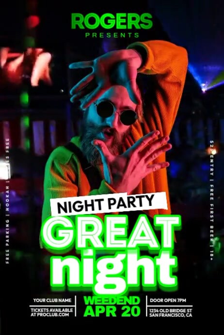 Greet Night Party Template | PosterMyWall