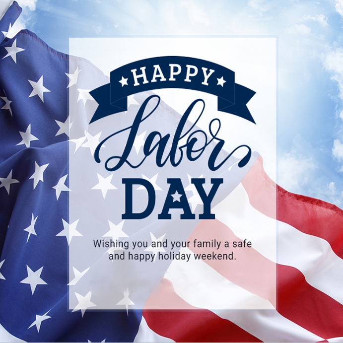 Greeting American Labor Day Poster & Flyer Template | PosterMyWall