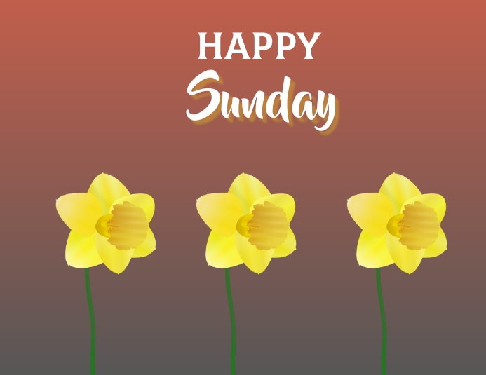 greetings, happy sunday A New Design Template | PosterMyWall