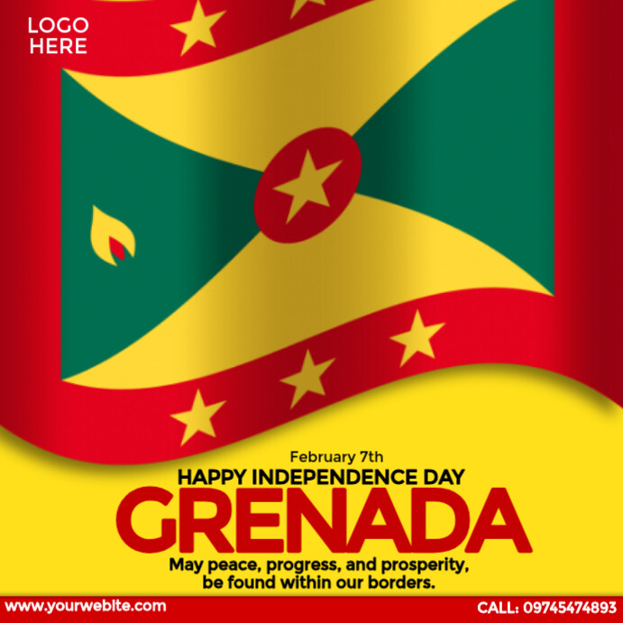 Copy of grenada independence day | PosterMyWall