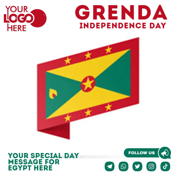 Grenada independence day Template | PosterMyWall