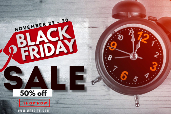 Grey 3d Black Friday Sale Poster Template | PosterMyWall
