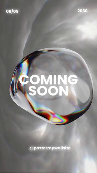 Copy of Grey 3d Coming Soon Reel Instagram | PosterMyWall