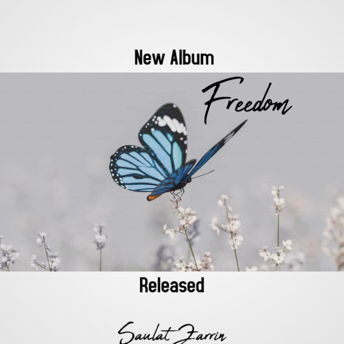 Grey Abstract Modern & Minimal Album Cover Template | PosterMyWall