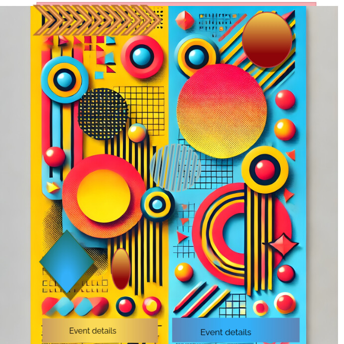 Copy of Grey Abstract Retro-style Geometric Poster For Music Or ...