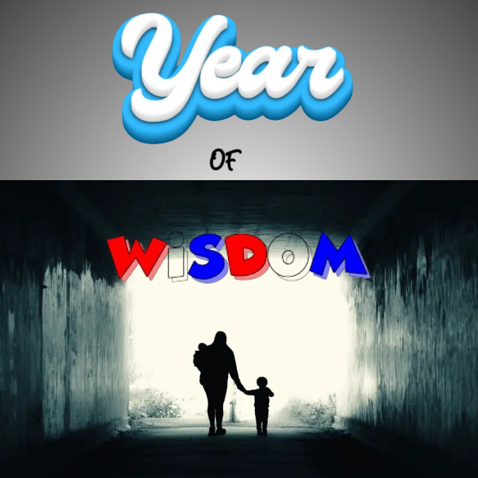 Grey Abstract Wisdom Logo Template | PosterMyWall