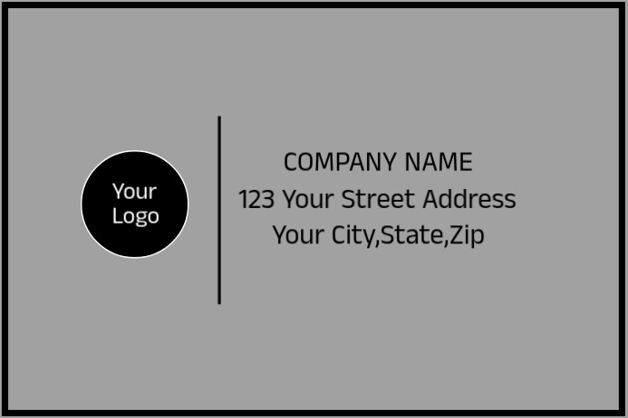 Copy of Grey Address Labe Label | PosterMyWall