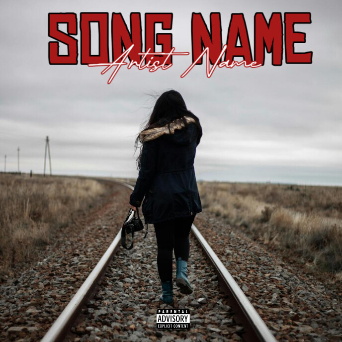 Grey Best Cover Album Music Art Trap Mixtape Rap Album Cover Template ...