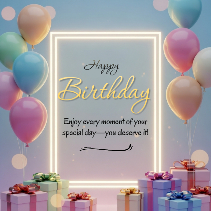 Grey Birthday Celebration Instagram Post Template | PosterMyWall