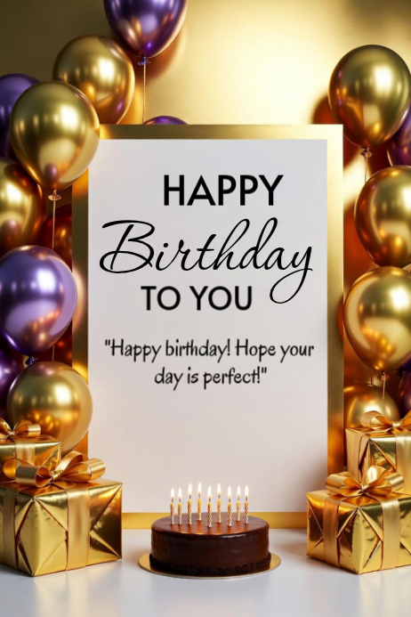 Grey Birthday Celebration Poster Template | PosterMyWall