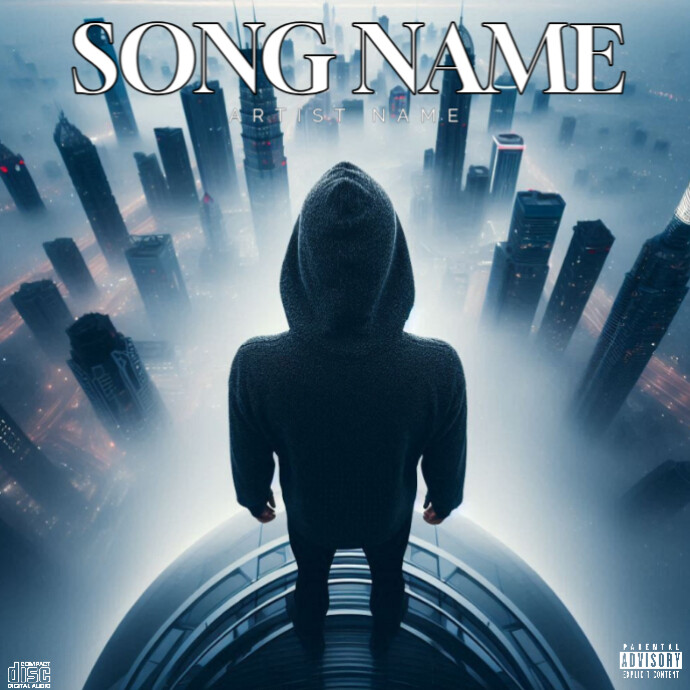Copy of Grey Cd Mixtape Album Cover Album Cover | PosterMyWall