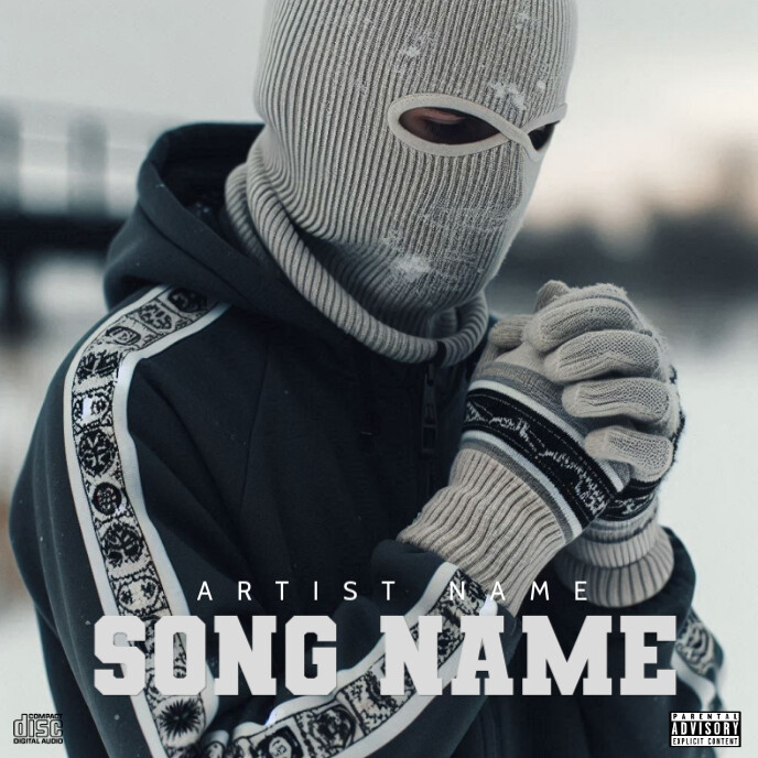 Copy of Grey Cd Mixtape/album Cover Art Album Cover | PosterMyWall