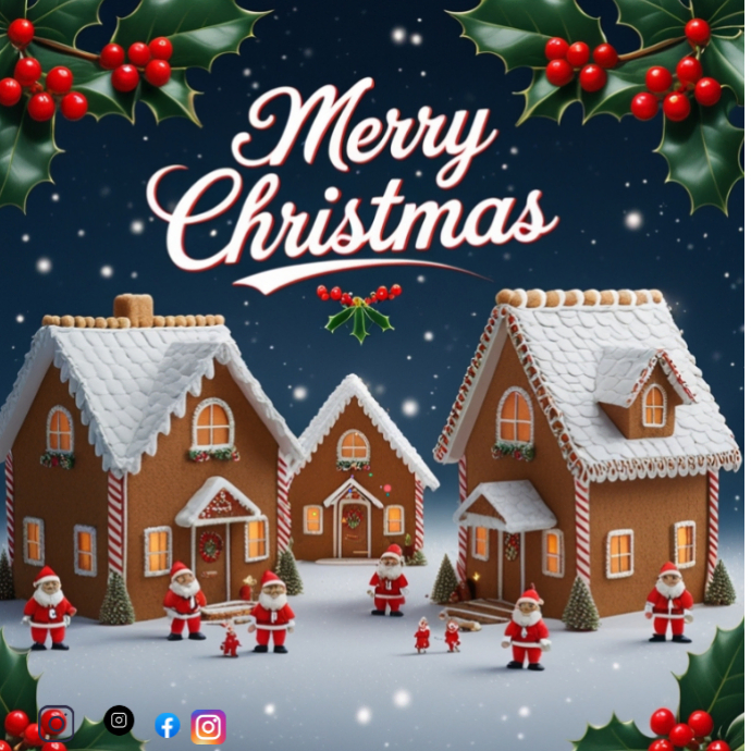 Grey Christmas Flyer Design Album Cover Template | PosterMyWall