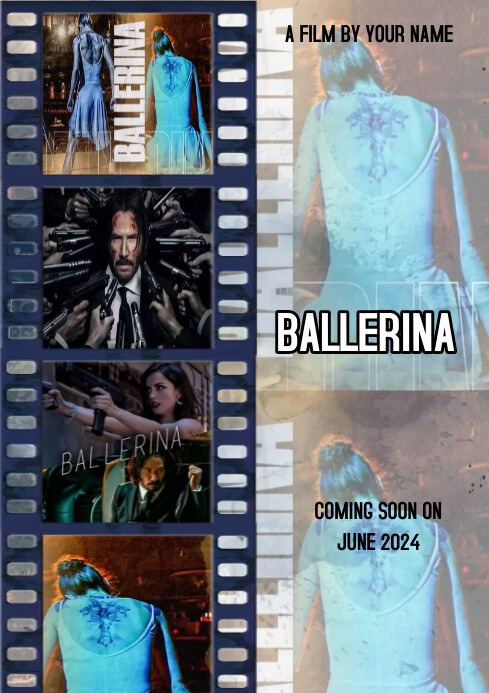 grey dark movie poster Template | PosterMyWall