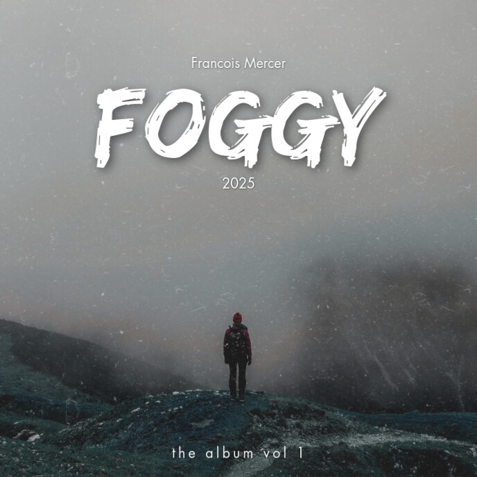 Copy of Grey Foggy Album Cover | PosterMyWall