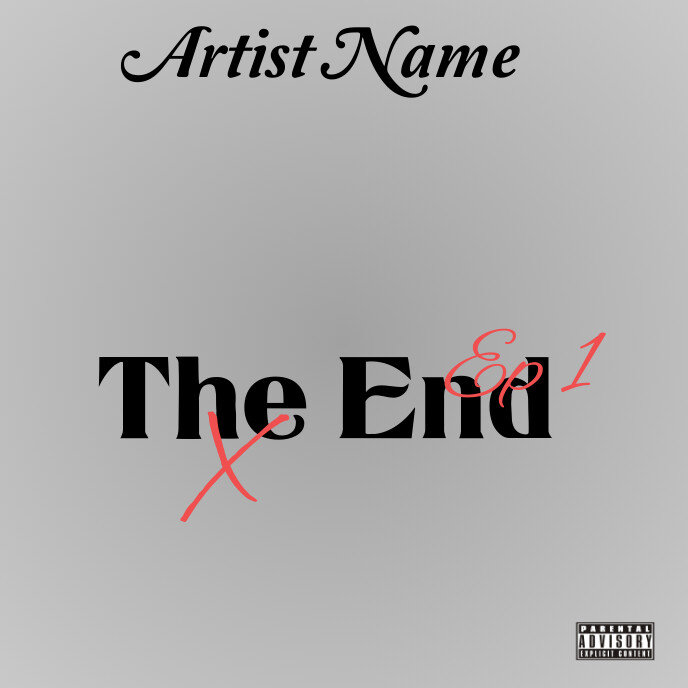 Grey Gray Album Album Cover เทมเพลต | PosterMyWall