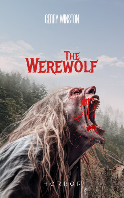 Copy of Grey Grunge The Werewolf Kindle/book Covers | PosterMyWall