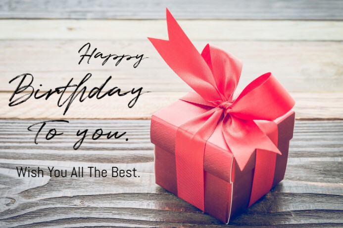 Grey Happy Birthday Templates And Online Greeting Cards Poster ...