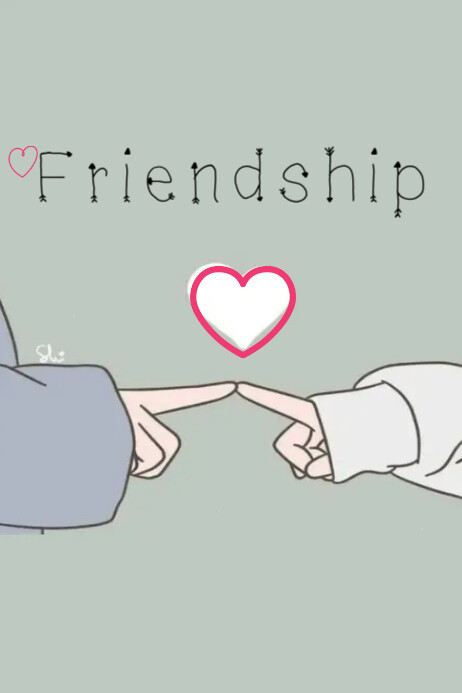 Grey Happy Friendship Day Poster Template | PosterMyWall