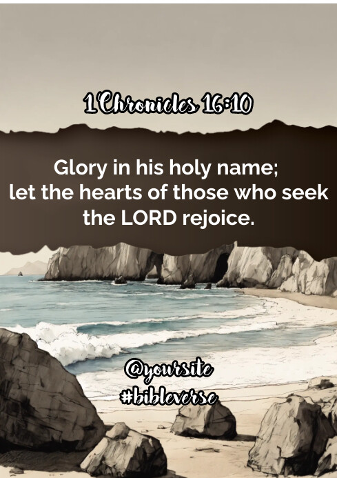 Plantilla de Grey Illustrative Bible Verses A4 | PosterMyWall